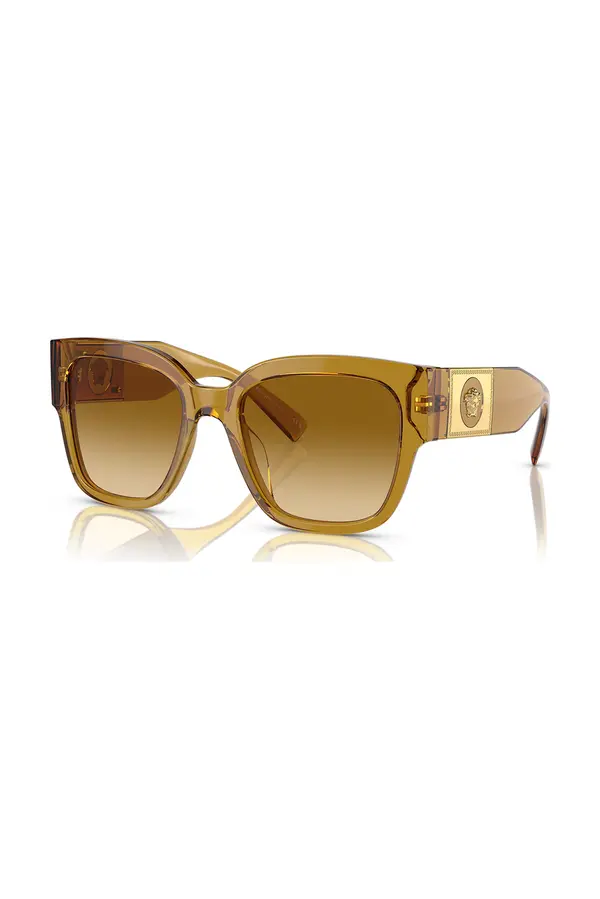 Versace Acetate Pillow Sunglasses - Gold
