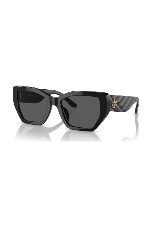 Tory Burch Irregular Sunglasses - Black