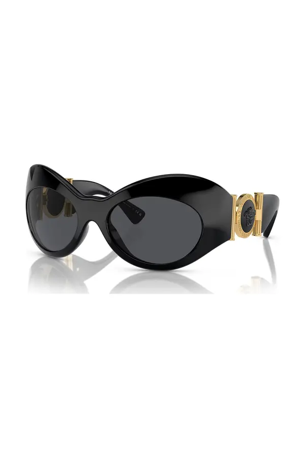 Versace Irregular Sunglasses - Black