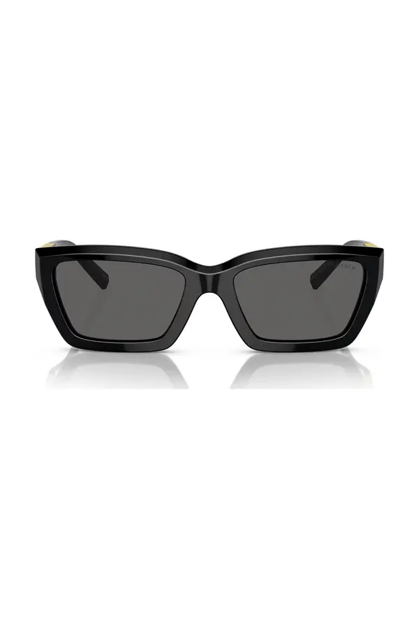 TIFFANY SUNGLASS HUT Sunglasses Rectangle Acetate Frame - Black