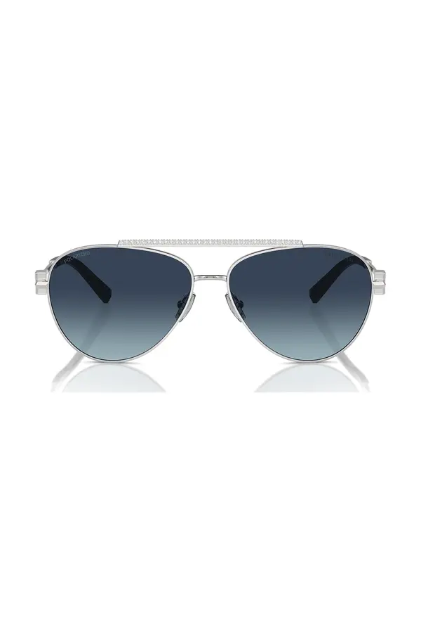 TIFFANY SUNGLASS HUT Pilot Sunglasses With Strass