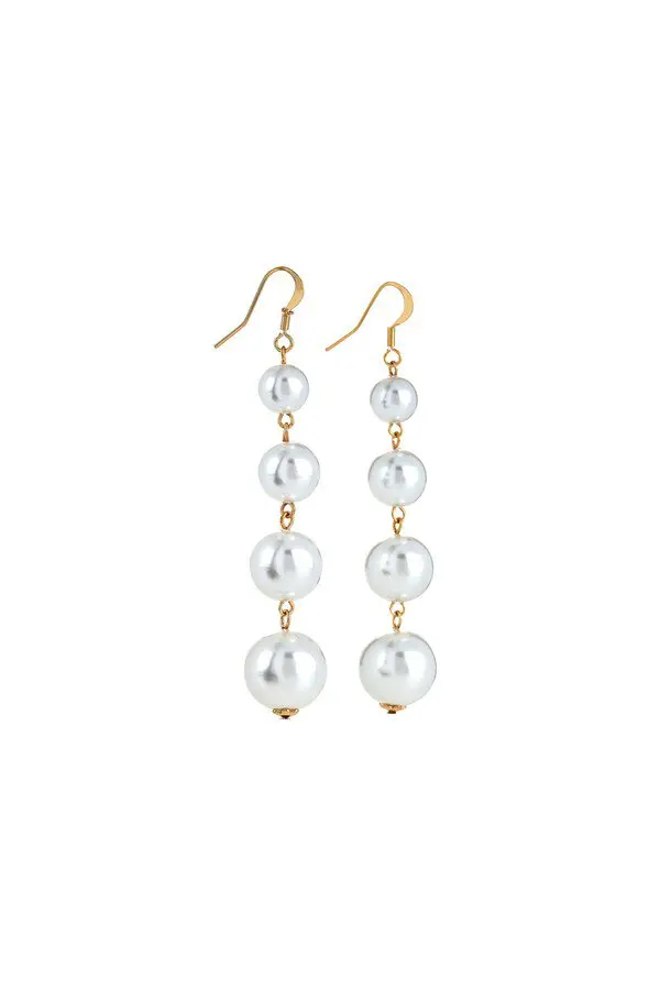 KENNETH JAY LANE Pearl Drop Earrings