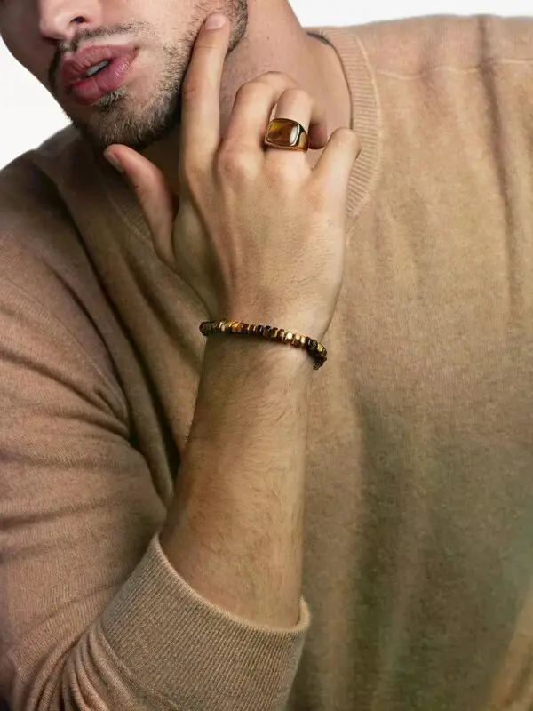 NIALAYA JEWELRY Tiger Eye Bracelet - Brown