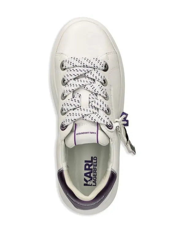 Karl Lagerfeld Kapri Karl Nft Pendant Leather Sneakers
