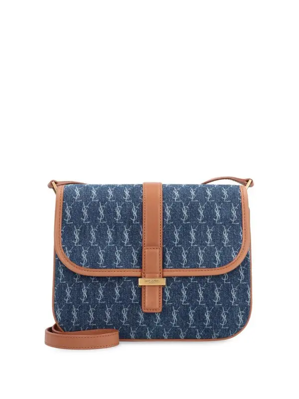 Saint Laurent Monogram Denim Crossbody Bag