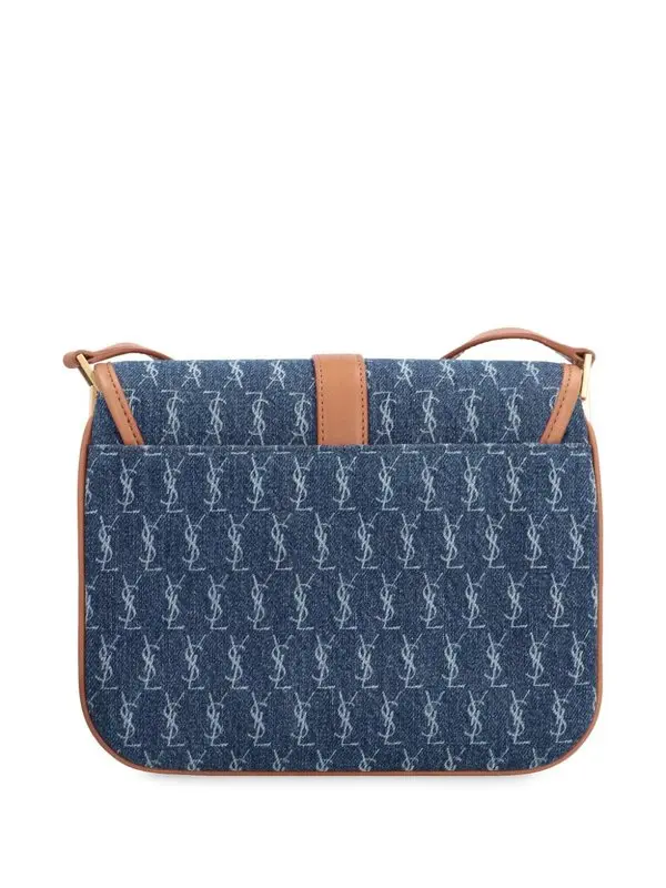 Saint Laurent Monogram Denim Crossbody Bag