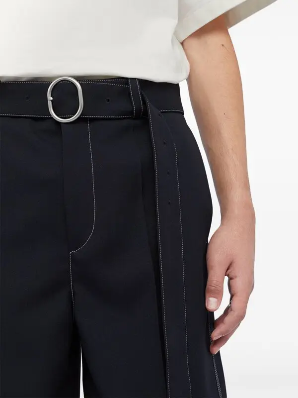 JIL SANDER Belted Knee-length Shorts