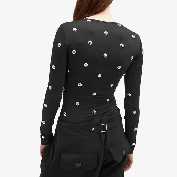 Fiorucci Metal Studded Bodysuit