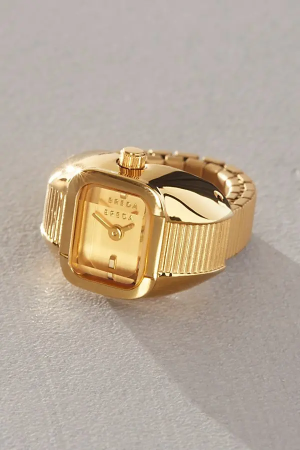 BREDA Nocturne Ring Watch - Gold/gold