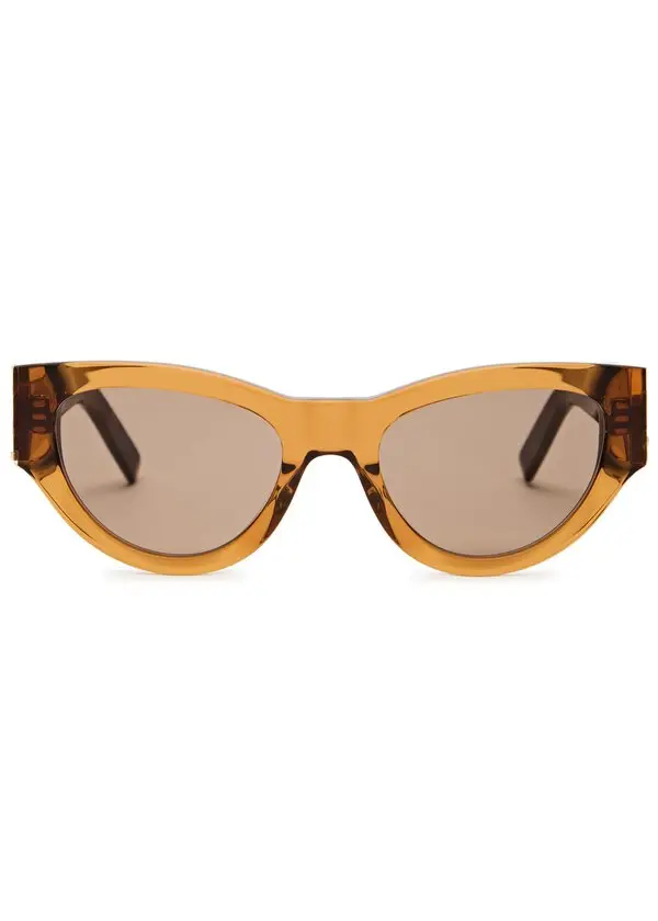 Saint Laurent Cat-eye Sunglasses - Brown Havana