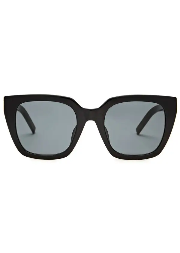 Saint Laurent Oversized Square Frame Sunglasses - Black