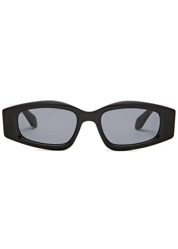 Alaïa Square-frame Sunglasses - Black