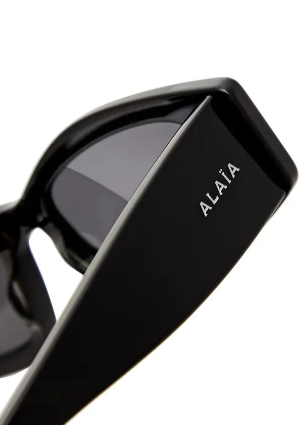 Alaïa Square-frame Sunglasses - Black