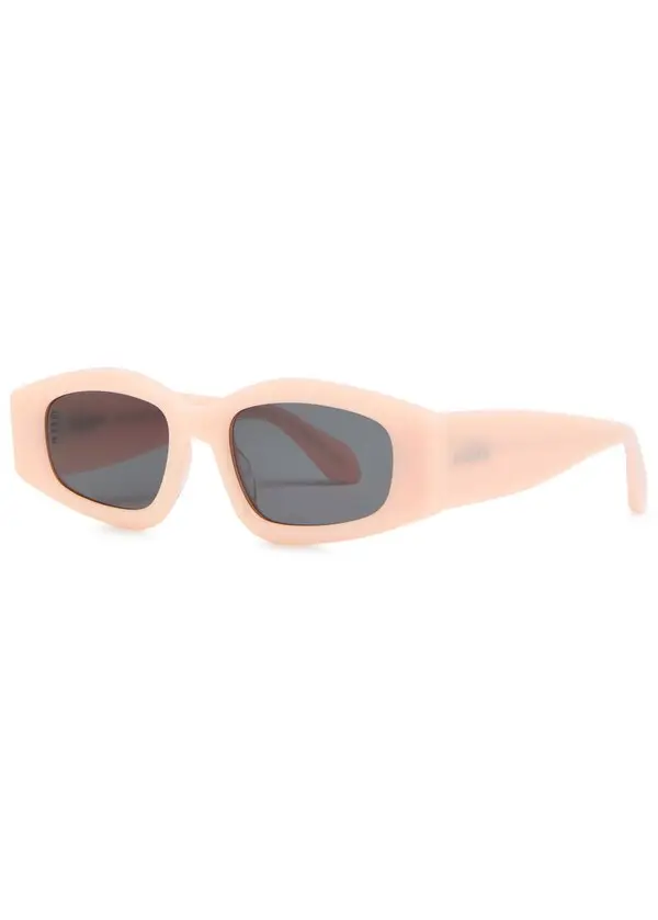 Alaïa Square-frame Sunglasses - Pink