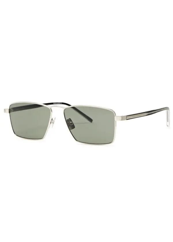 Saint Laurent Aviator-style Sunglasses - Silver