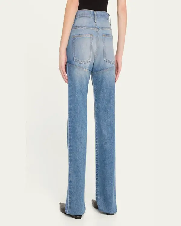 Brandon Maxwell The Wyatt Two-toned Jeans