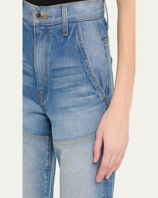 Brandon Maxwell The Wyatt Two-toned Jeans
