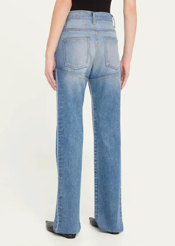 Brandon Maxwell The Wyatt Two-toned Jeans