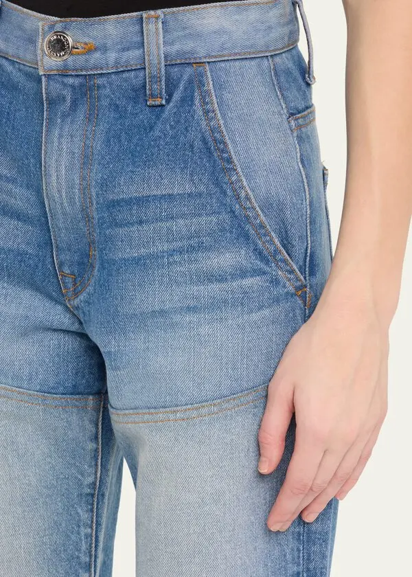 Brandon Maxwell The Wyatt Two-toned Jeans