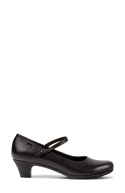 Camper Helena Bajo Mary Jane Pump - Black