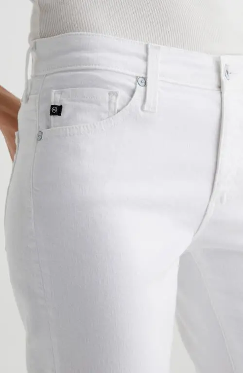 Ag Angel Low-rise Bootcut Jeans - Gallery White