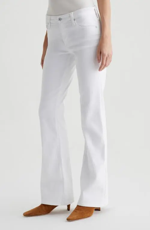 Ag Angel Low-rise Bootcut Jeans - Gallery White
