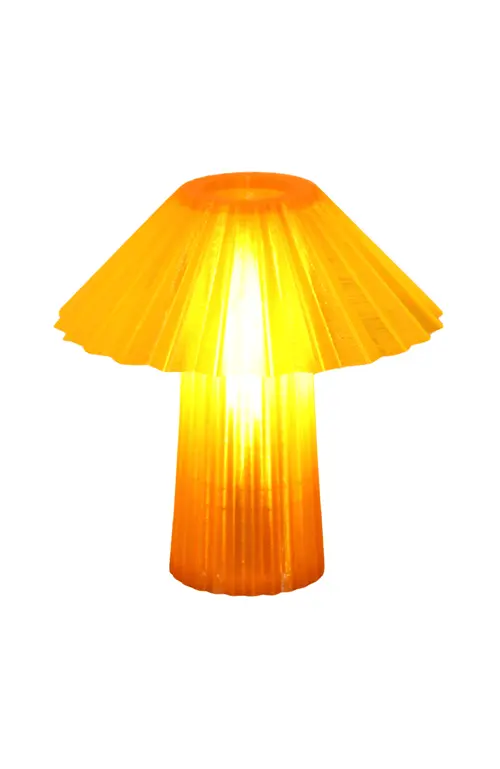 SOFIEST DESIGNS Umbrella Table Lamp - Transparent Orange
