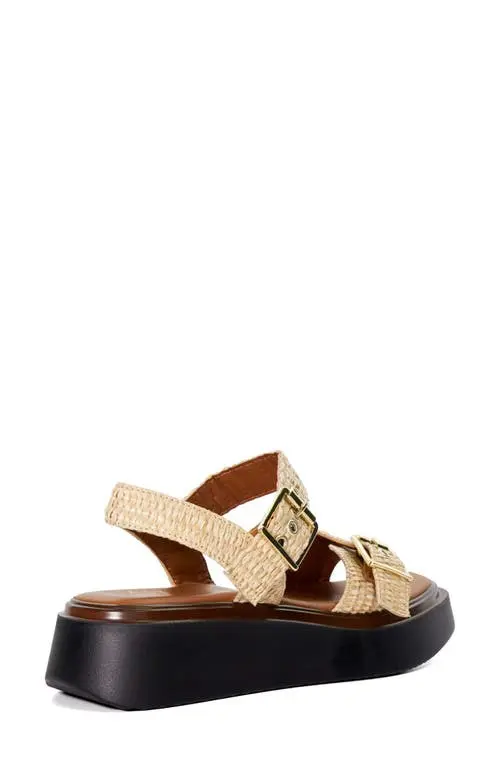 Dune London Loells Platform Sandals - Natural