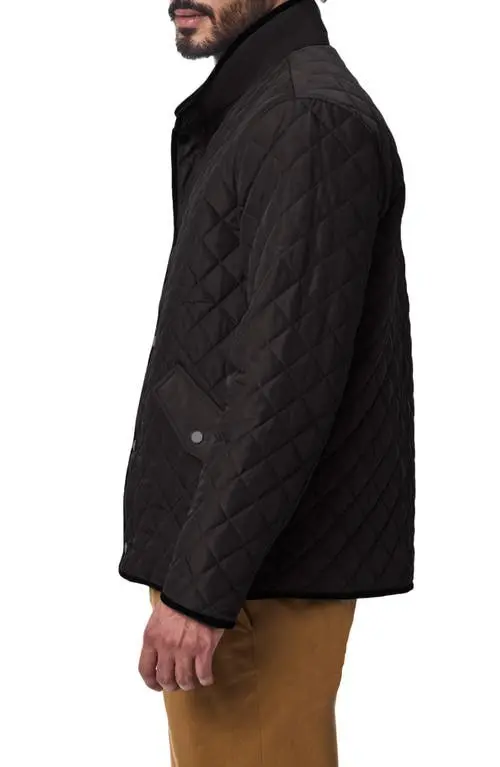 Bernardo Smart Leisure Quilted Barn Jacket - Black
