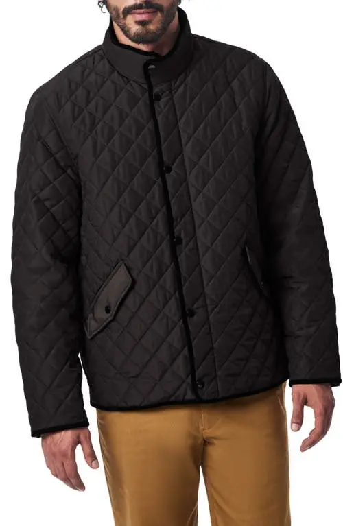 Bernardo Smart Leisure Quilted Barn Jacket - Black