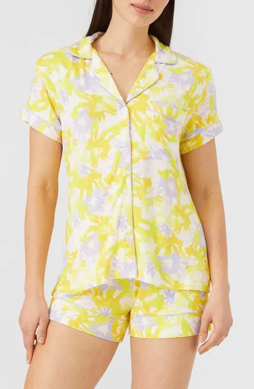 ALIVIA Jenna Shorts Pajamas - Painterly Petals