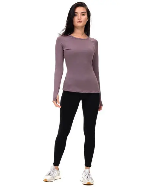 REBODY Phoenix Fleece Pocket Legging - Warm Black