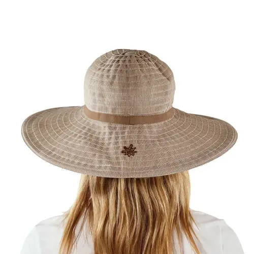 UV SKINZ Pacifica Wide Brim Hat - Brown