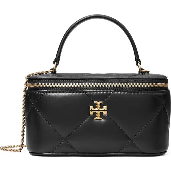 Tory Burch Kira Quilted Leather Vanity Case