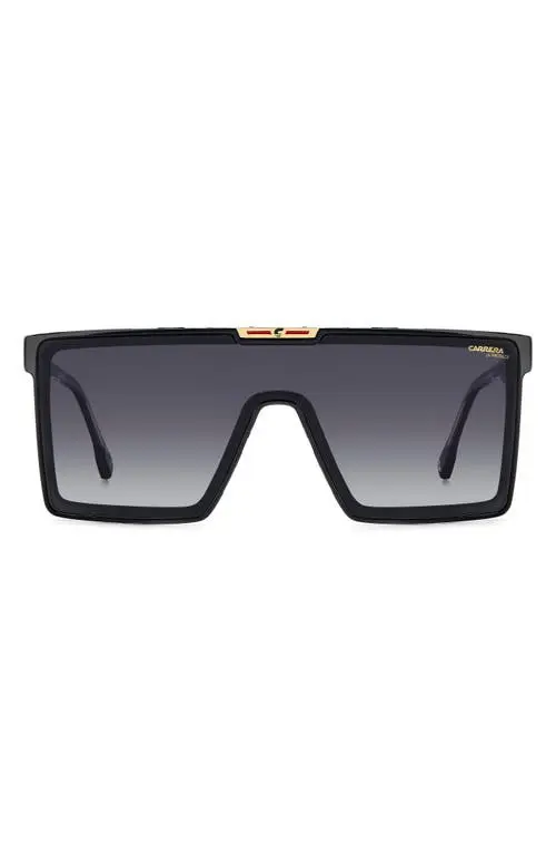 Carrera Eyewear Oversized Shield Sunglasses - Black Crystal/ Dark Grey