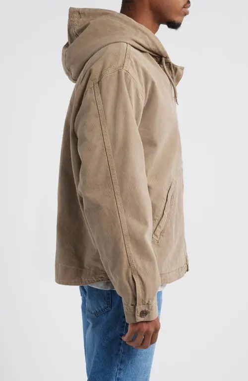 Bdg Urban Outfitters Rex Skate Hooded Jacket In Brown - 55% Off