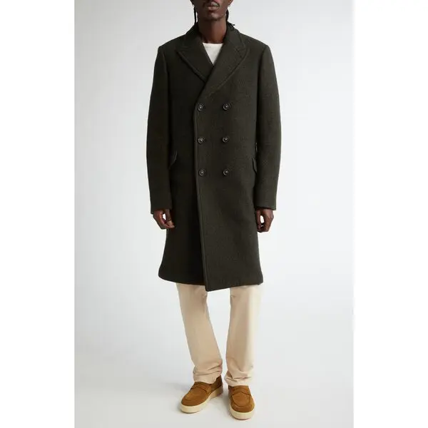 Massimo Alba Dodge Double-breasted Virgin Wool Coat - Hunter