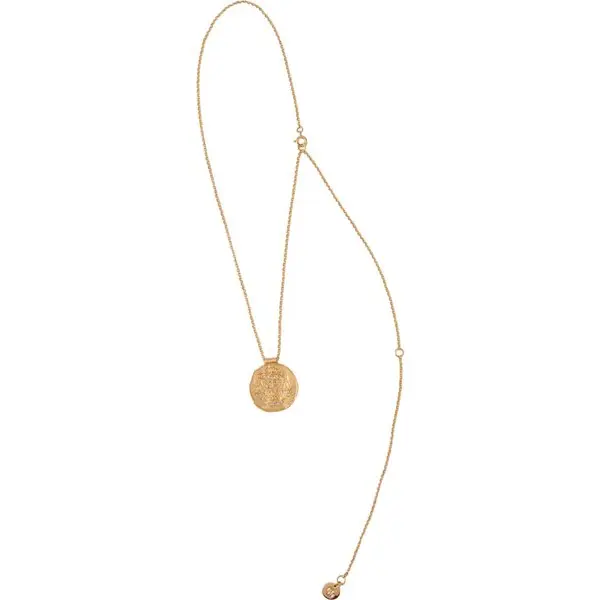 Maje Zodiac Medal Necklace - Libra