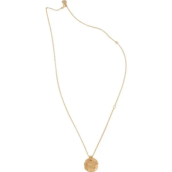 Maje Zodiac Medal Necklace - Pisces