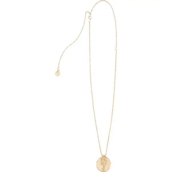 Maje Zodiac Medal Necklace - Scorpio