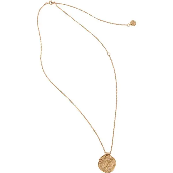 Maje Zodiac Medal Necklace - Virgo