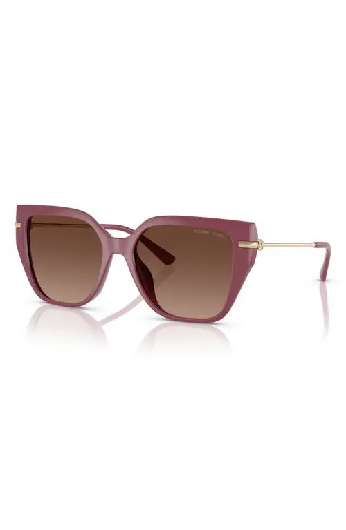 Michael Kors 54mm Gradient Polarized Square Sunglasses