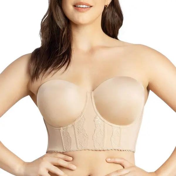 Parfait Elissa Full Busted Strapless Bustier - Black