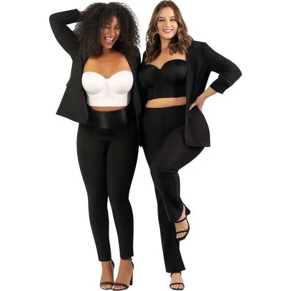 Parfait Elissa Full Busted Strapless Bustier - Black