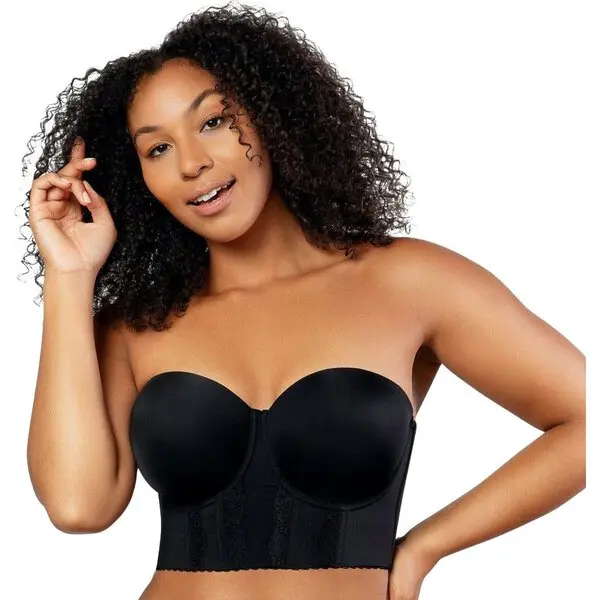 Parfait Elissa Full Busted Strapless Bustier - Black