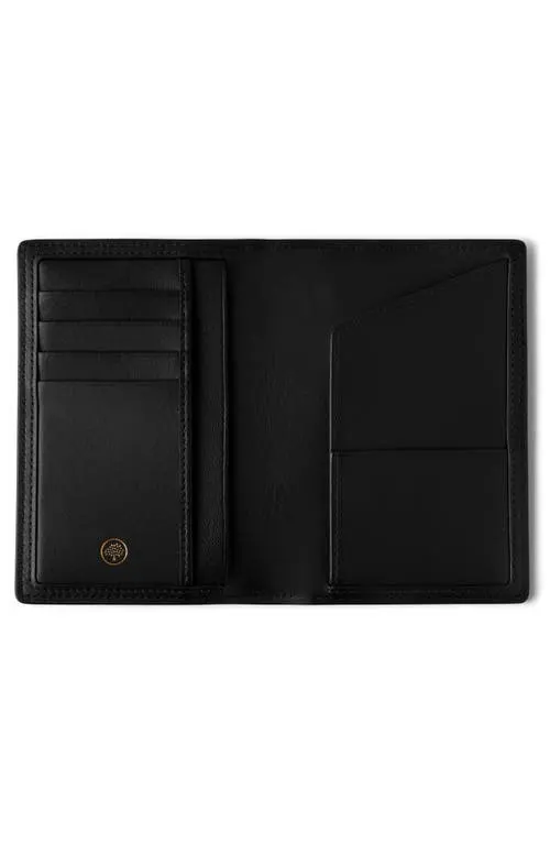 Mulberry Croc Embossed Leather Passport Wallet