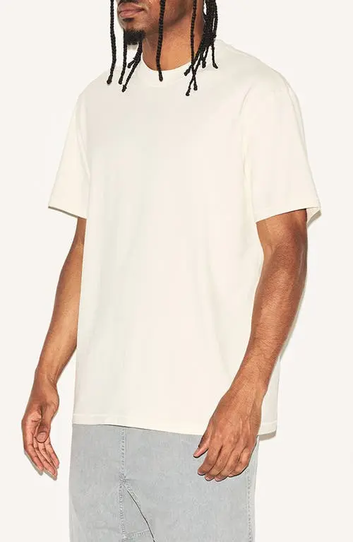 SKIMS Relaxed Fit Heavyweight Cotton T-shirt - Ecru