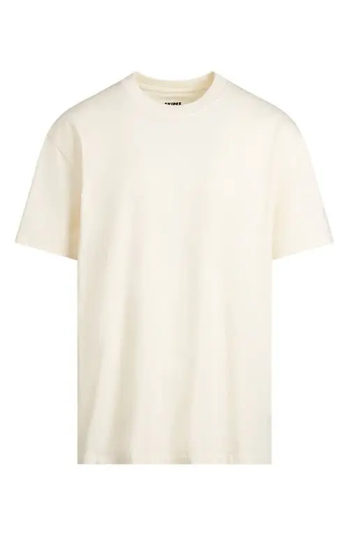 SKIMS Relaxed Fit Heavyweight Cotton T-shirt - Ecru