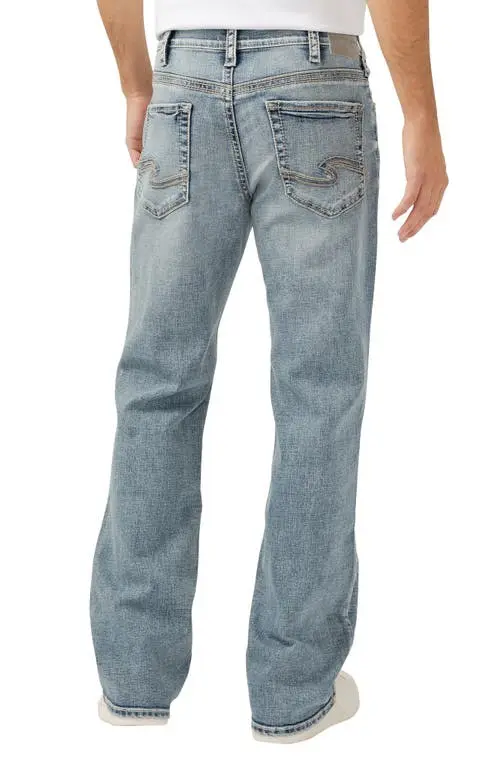 SILVER JEANS CO. Zac Relaxed Straight Leg Jeans - Indigo