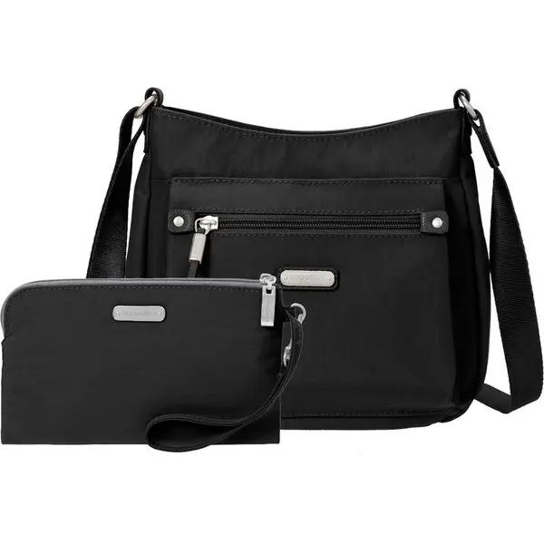 BAGGALLINI Uptown Bagg Crossbody Bag With Rfid Phone Wristlet - Black